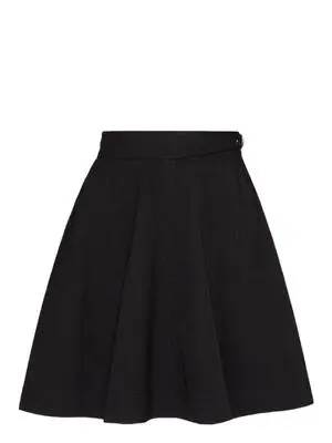 Red Valentino Buckle Detail Skirt - Black