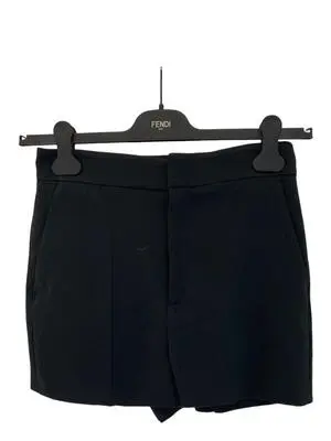 Red Valentino Logo Shorts - Black