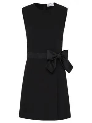 Red Valentino Bow Sleeveless Dress - Black