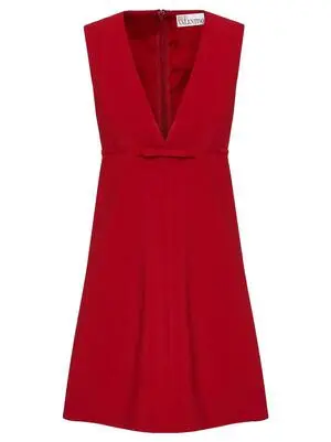 Red Valentino Bow Detail Dress - Red