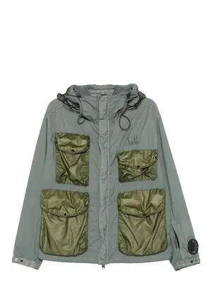 C.P. COMPANY C.P. Company Mille Jacket With Hood And Front Pocket Details