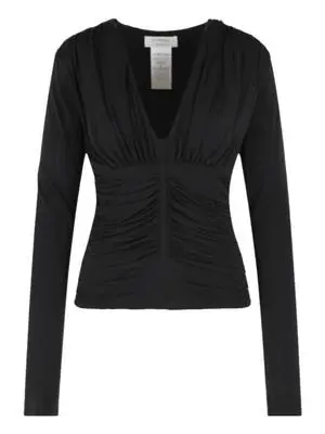 SPORTMAX Sportmax Beato Draped V-Neck Top