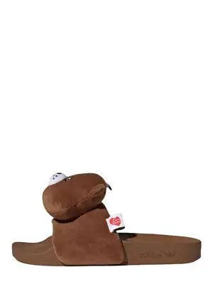 Adidas X Care Bears Adilette Slides - Brown