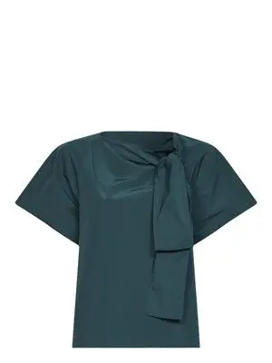 Max Mara Weekend Max Mara Bow Detail Short Sleeve Top No