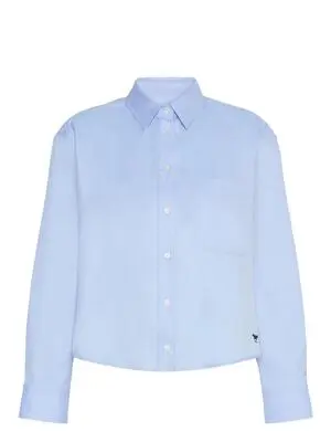 Max Mara Wkdnuoro Long-sleeved Shirt - Light Blue
