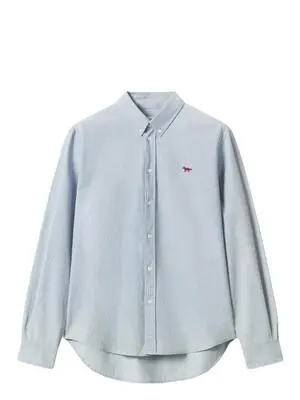 Maison Kitsuné Profile Fox Casual Shirt - Blue