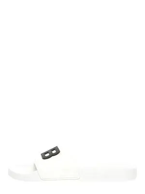 BALENCIAGA Balenciaga Pool Slides With 3D BB Logo