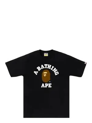 A BATHING APE College T-shirt - Black