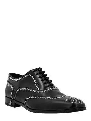 PHILIPP PLEIN Calf Skin Leather Lace Up Shoes Men