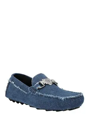 Philipp Plein Driver Denim Moccasins - Middleblue