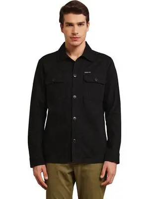 MEMBERS ONLY Shirt Jacket Black
