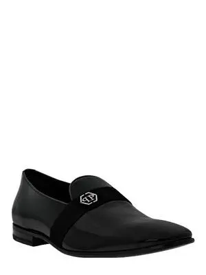 Philipp Plein Patent Leather Loafers - Black