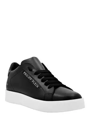 Philipp Plein Low Top Lace-up Sneakers - Black