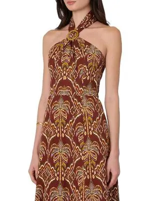 SHOSHANNA Balinese Palm Print Lainey Dress