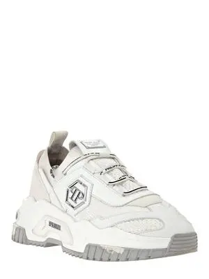 Philipp Plein Predator Performance Runner Sneakers - White