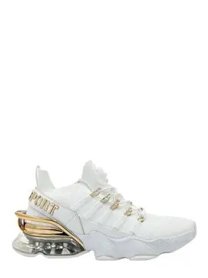 PLEIN SPORT Tiger Attack Runners - White/gold