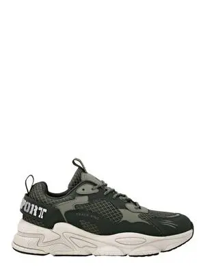 PLEIN SPORT Track-king Runner Sneakers - Military