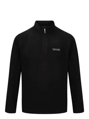 REGATTA Thompson Half Zip Fleece Top - Black
