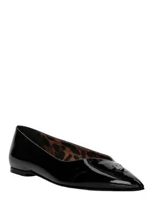 Philipp Plein Ballet Flats Skull - Black