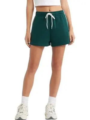 VINYL ICONS Athletic Fleece Shorts - Green