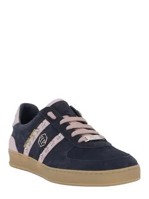 Philipp Plein Low-top Sneakers Retro Rebel Leather - Darkblue
