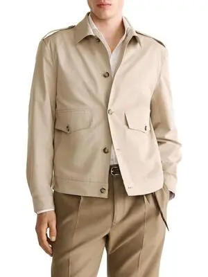 MANGO Cotton & Silk Jacket