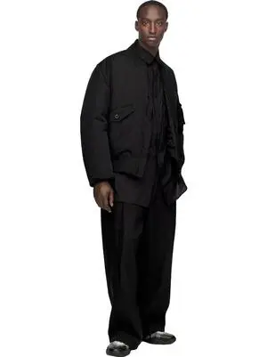 Adidas Y-3 Nylon Bomber Jacket - Black