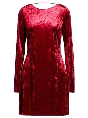 CARLA G. Mini Dress Size Polyester, Elastane - Red