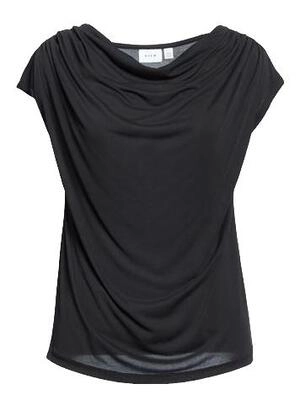 VILA Top Size Tactel, Polyester - Black