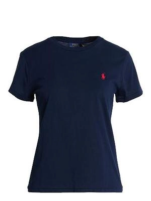 Polo Ralph Lauren Cotton Jersey Crewneck T-shirt With Embroidered Logo - Navy