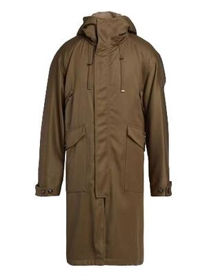JACOB COHЁN Virgin Wool Parka - Khaki