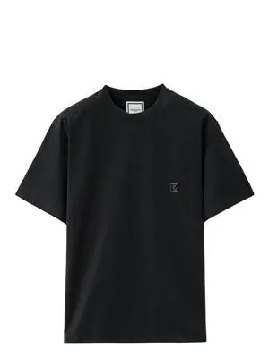 WOOYOUNGMI Minimalist Logo T-shirt - Grey