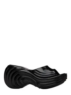 DIESEL® X Melissa Platform Wave Sandals - Black