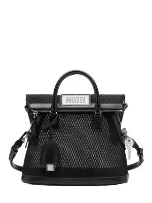 MAISON MARGIELA 5ac Mini Top Handle Bag - Black
