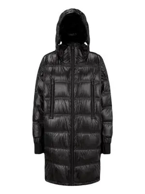 Moncler Rochelair Long Padded Jacket - Black