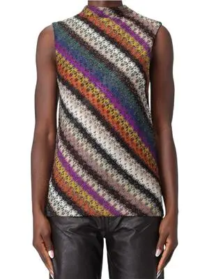 MISSONI Missoni Lamé Crewneck Sleeveless Jumper