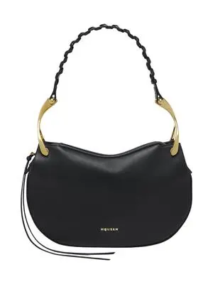 Alexander McQueen Leather Wishbone Top-handle Bag - Black