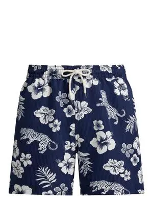 Polo Ralph Lauren Drawstring Swim Trunks - Black