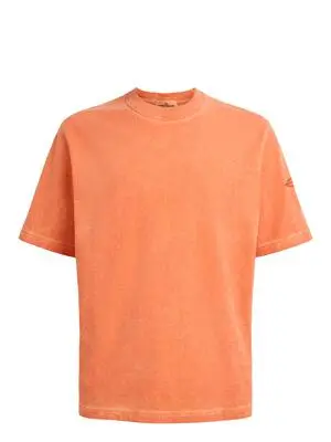 Stone Island Cotton Uneven-dye T-shirt - Orange