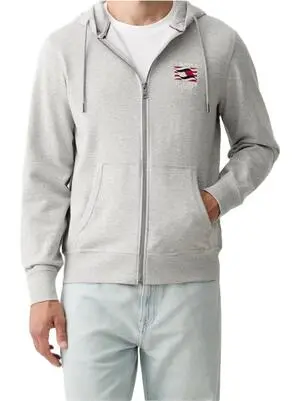 Tommy Hilfiger Zippered Hoodie - Gray