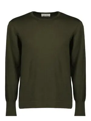 Officine Générale Crew-neck Sweater - Olive