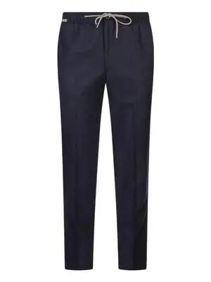 Corneliani Drawstring Casual Pants - Black