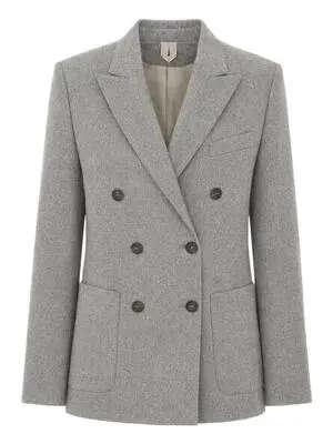 MAX MARA Max Mara Double-Breasted Long-Sleeve Blazer