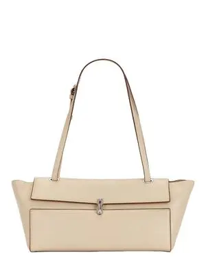 Savette Trapeze Shoulder Bag - Bone