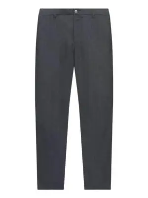 SAMSOE SAMSOE Zip-up Straight-leg Trousers - Grey