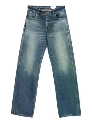Alexander McQueen Cotton Washed Jeans - Blue
