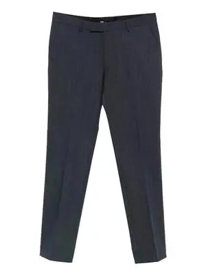 Karl Lagerfeld Tailored Slim-fit Trousers - Blue