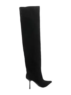 LE SILLA Bella Over-the-knee Suede Boots - Black