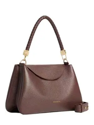 COCCINELLE Tiggy Braided Handle Tote Bag - Brown