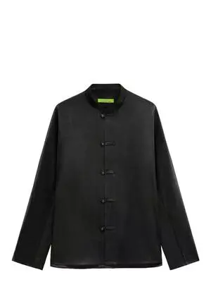 Shanghai Tang Frog-fastening Shirt - Black